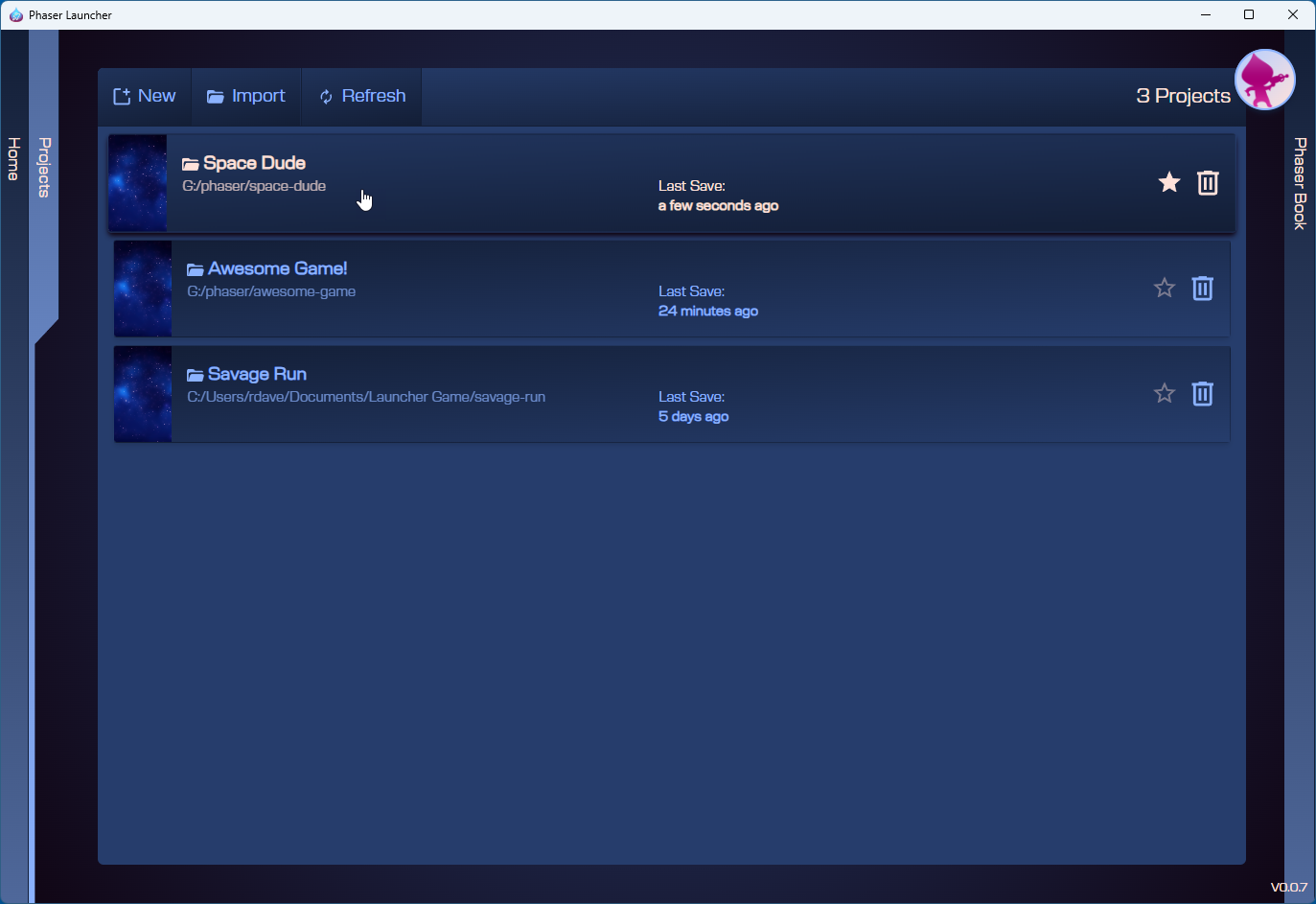 Getting Started with Phaser Launcher